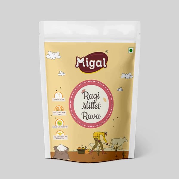 Migal Ragi Millet Rava - 400g : Amazon.in: Grocery & Gourmet Foods