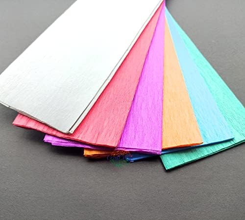 CRAFTWAFT Large Wrinkled Crepe Paper Sheets for Craft, DIY, Decor ...