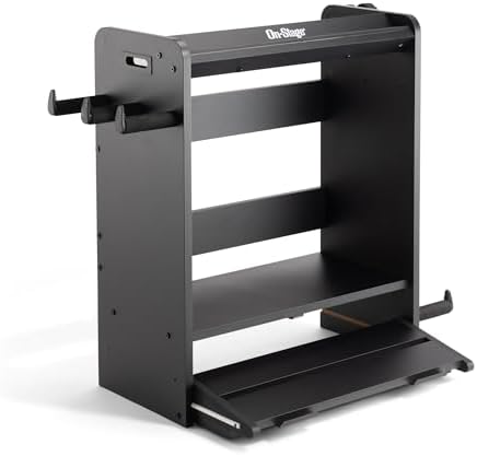 Amazon.com: On-Stage GWS5000B Guitar Workstation (Amp Stand, Electric ...