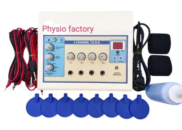 PHYSIO FACTORY Pain Relief Physiotherapy Machine For 4 CH Tens | 4 ...