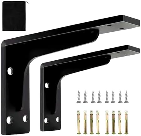 Amazon.com: Fancy Shelf Brackets 13 Inch Countertop Support Bracket ...