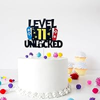 Festiko® Level 11 Unlocked Video Game Cake Topper - Level 11 Unlocked ...