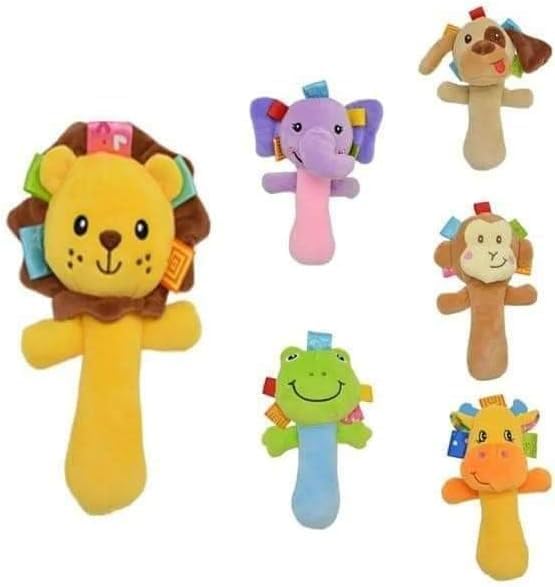 Soft Baby Rattle Multi Color Different Shapes: Buy Online at Best Price ...