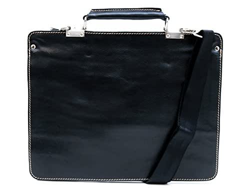 Amazon.com: Leather zipped folder executive document folder bag file ...