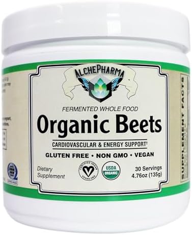 Amazon.com: AlchePharma Organic Fermented Beet Root Powder (30 Servings ...