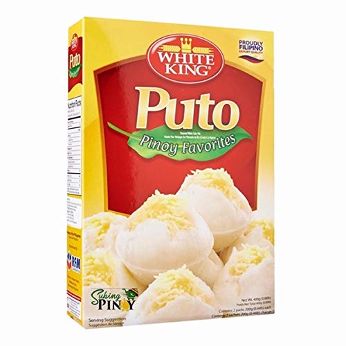 Amazon.com: White King Puto (Steamed White Cake) Mix 400g - White King ...