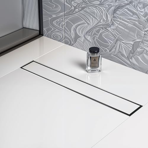 Ruhe Tile Insert Floor Drain | 18 x 2 Inches Waste Water Floor Drain ...