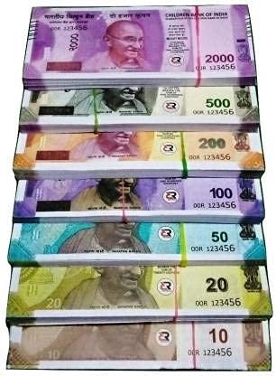 Truvic Dummy Currency 350 Notes 50 Units Each Denomination All New 10 ...