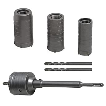 Concrete Masonry Hole Saw, Tungsten Steel SDS Plus Bits Wall Hole ...