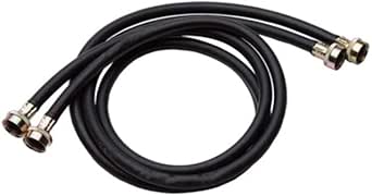 Amazon.com: PROFLO PFWMH6PR 72" Pair Rubber Washing Machine Hoses - Black