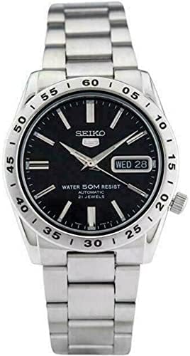 Seiko Men's Automatic Watch with Analog Display and Stainless Steel ...