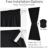 Amazon.com: Vatge Privacy Sidelight Curtains for Front Door - Side Door ...