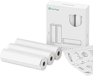 Amazon.com : 3Rolls / Box Non-Adhesive Notes List Label Thermal Photo ...