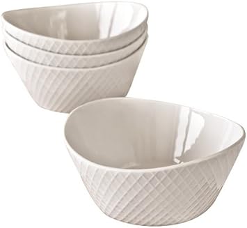 Amazon.com: overandback Essentials Bowl Set of 4, White : Home & Kitchen