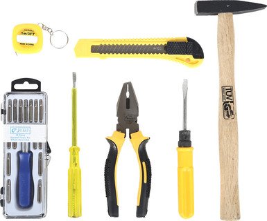 Tat-Sat 25 PCS HOME TOOL KIT, HOME UTILITY, TOOL SET, TOOL BOX WITH ...