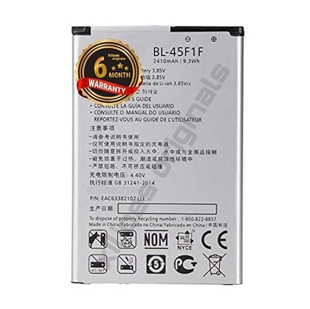 XILIOES ORIGINALS® BL-45F1F Battery for LG K8, K4, K3, LG Aristo M610 ...