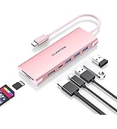 Amazon.com: LENTION USB C Hub with 4K HDMI, SD Card Reader, 2 USB 3.0 ...