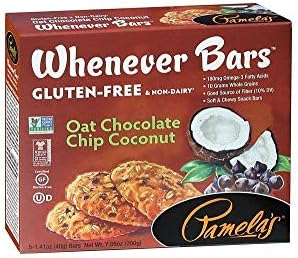Amazon.com: Pamela's Products Gluten Free Whenever Bars, Raisin Walnut ...