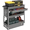 Amazon.com: On Shine 3 Tier Tool Cart on Wheels with Lockable Drawer,450 LBS Capacity Heavy Duty ...
