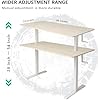 Amazon.com: Win Up Time Whole Piece Desktop Manual Standing Desk ...