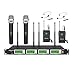 Amazon.com: GTD Audio 4x800 Selectable Frequency Channels UHF Diversity Wireless Hand-held ...