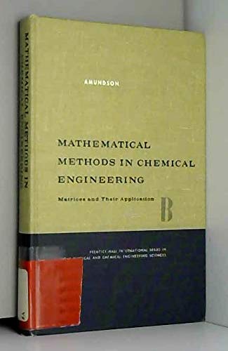 Matrices and their application (Mathematical methods in chemical ...