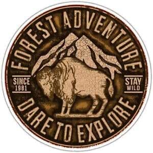 Amazon.com - Forest Adventure Sticker 4.6" in - Dare to Explore ...