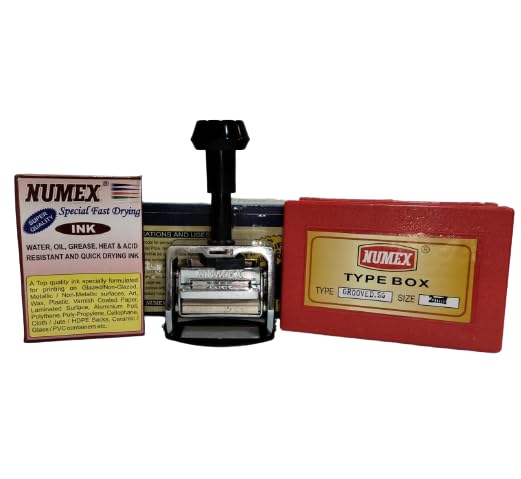MEGA Engineers Hand Batch Coding Machine -Letter Size, 2mm : Amazon.in ...