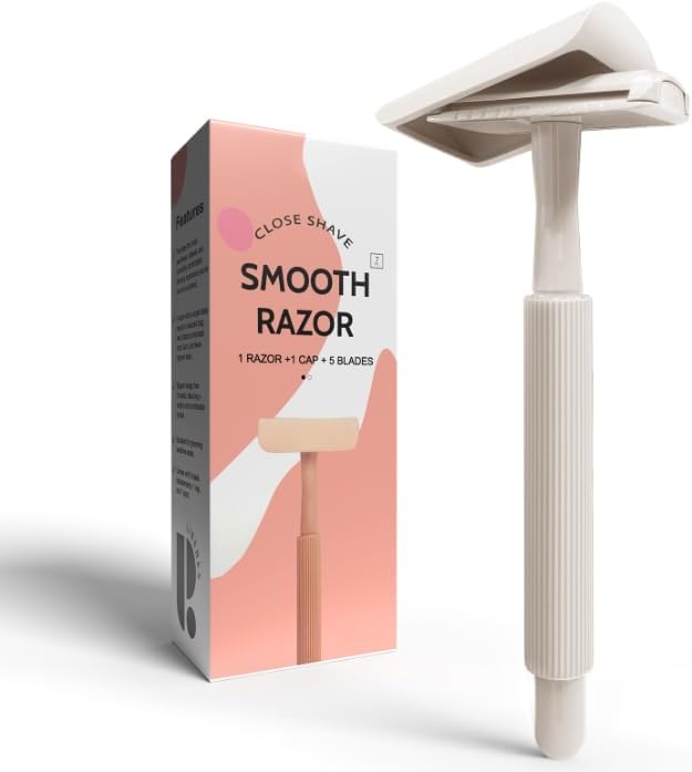 Amazon.com: Double Edge Safety Razor - Reusable Single Blade Razors for ...