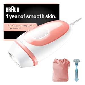 Amazon.com: Braun IPL at Home Laser Hair Removal for Women and Men, Silk Expert Mini PL1014 with ...