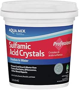 Aqua Mix Sulfamic Acid Crystals - 1 lb - Acid Tile Cleaners - Amazon.com