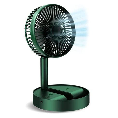 Buy USB Rechargeable Desk Fan | Telescopic Electric Desktop Fan, Height ...