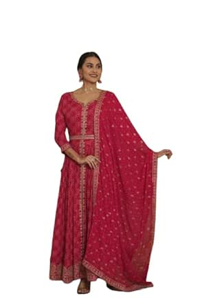 Women's Ethnic Wear Embroidered Rayon Premium Jaipur nayra Cut Hand ...