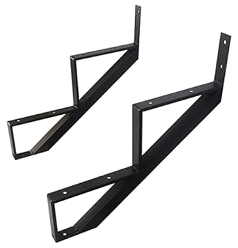 Steel Stair Step Riser - Stair Frame - 2 Step for Deck Height 19.2 ...