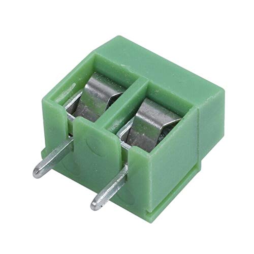 3NH® 50 Pieces 2 Pin 5 mm Pinch PCB Mount Screw Terminal Block ...