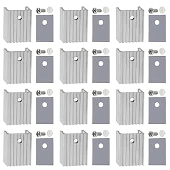 20pcs TO-220 Radiator Insulator Mounting Kits for Transistor TO-220 ...