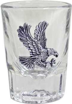 Amazon.com | AWOL Country Western Collection 2oz Flying Eagle Fluted ...