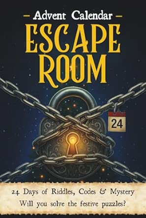 Escape Room Advent Calendar: Countdown to Christmas with 24 Interactive ...