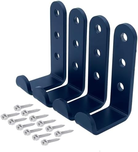 4 Pcs Heavy Duty Steel Wall J Hooks for Hanging,Garage Storage Utility ...