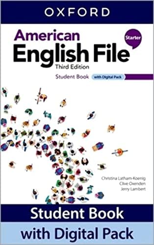 American English File 3e Student Book Level Starter Digital Pack: Print ...