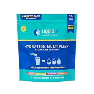Amazon.com: Liquid I.V. Hydration Multiplier Variety Pack – Lemon Lime, Passion Fruit ...