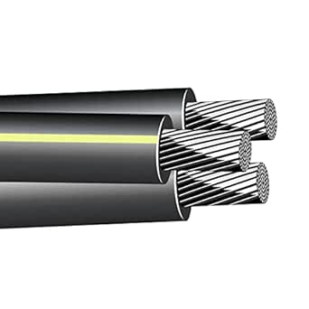 Nassau Electrical Supply 325' Stephens 2 2 4 Triplex Aluminum URD ...