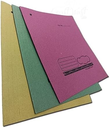 CRAFTWAFT Paper Board Folder File, Tag File for Documents, Papers ...