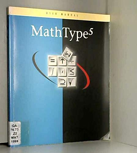 Amazon.com: Mathtype 5.0 Mathematical Equation Editor User Manual ...