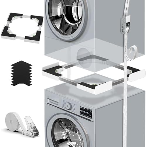 NIUXX Universal Stacking Kit for Washer and Dryer, Adjustable Stacking ...