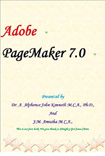 Amazon.com: Adobe Page Maker 7.0: Adobe Page Maker eBook : A.Alphonse ...