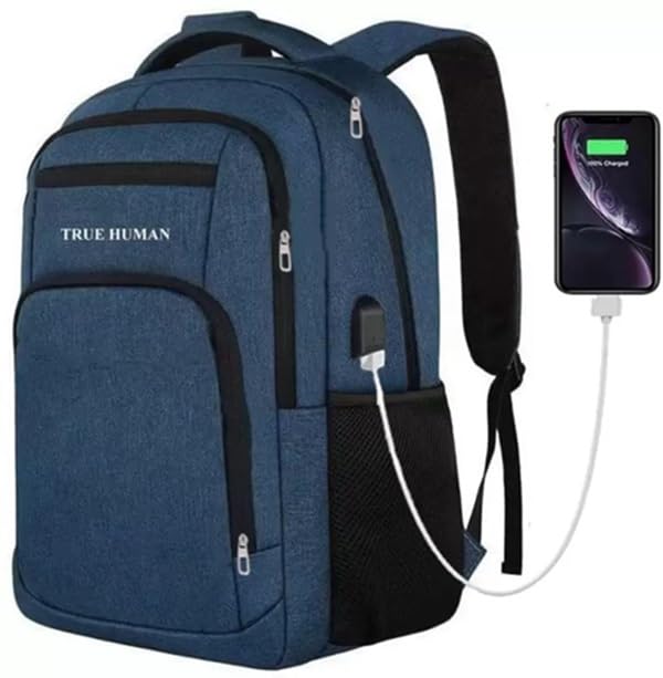 Buy TRUE HUMAN® Emperor Anti-Theft Pocket backpack With USB charging ...