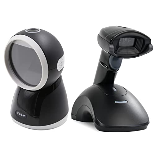 TEEMI TMSL-70 USB handsfree Scanner and TMSL-53CR Bluetooth Barcode ...