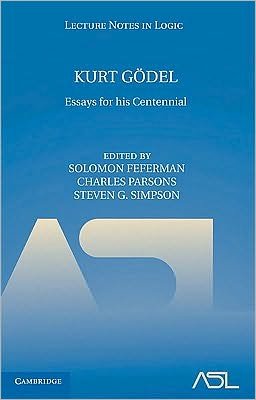 Solomon Feferman,Charles Parsons,Stephen G. Simpson'sKurt Gödel: Essays ...