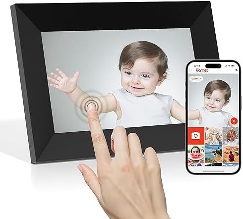 Tibuta Digital Photo Frame 7 Inch WiFi Digital Photo Frame with ...
